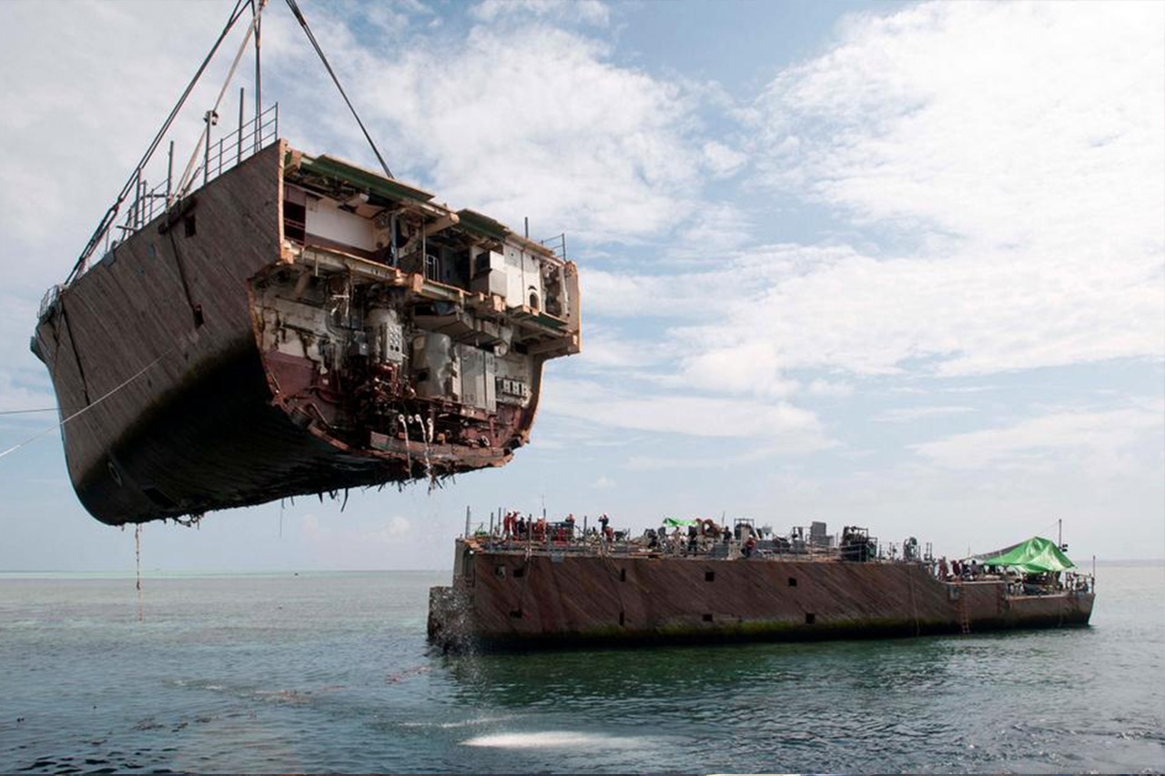 Sunken Ship Containing 1,400 Cars Pulled From The Ocean Floor!