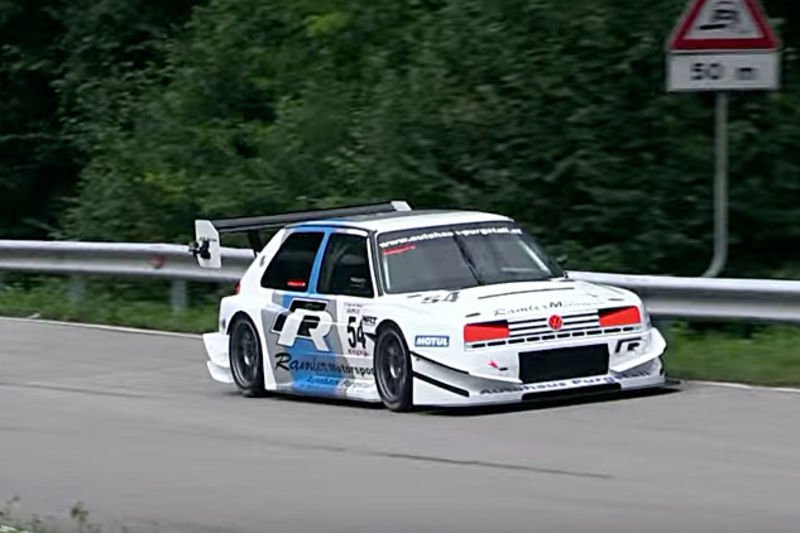Video: Watch This 500hp Vw Golf Mk2 Rallye Destroy A Hillclimb Course!